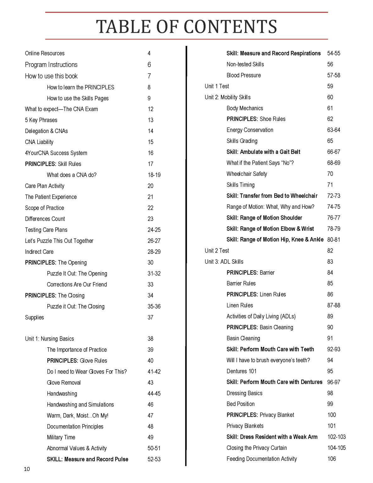 CNA Skills Study Guide 5th Edition - 4YourCNA Courses