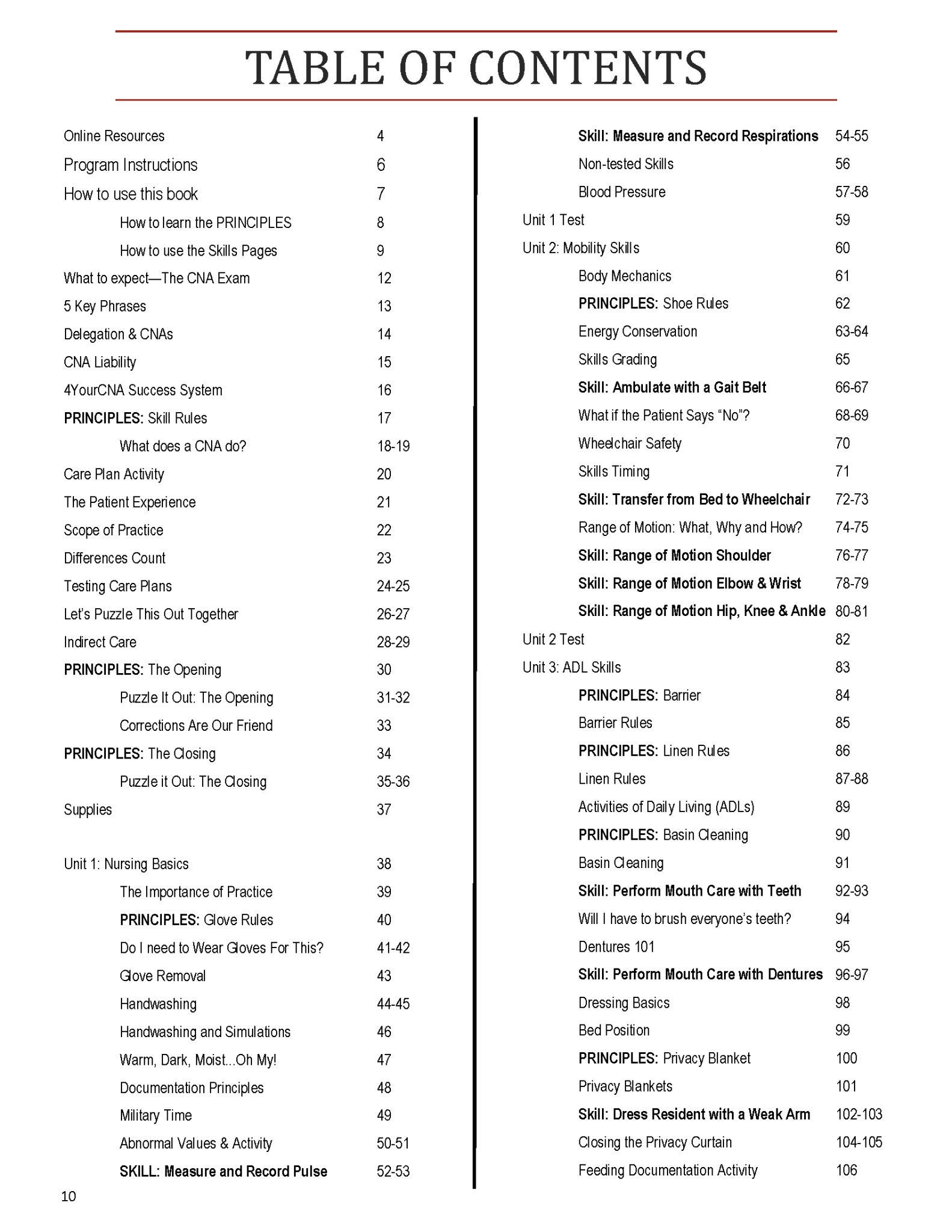 CNA Skills Study Guide 5th Edition - 4YourCNA Courses