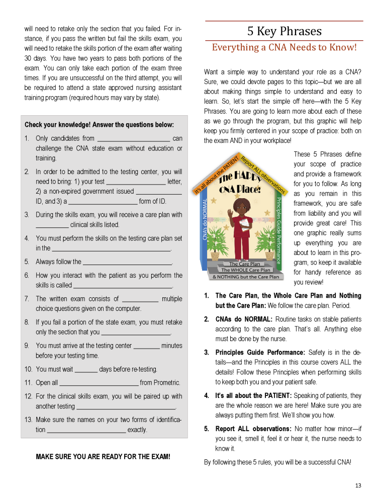 CNA Skills Study Guide 5th Edition - 4YourCNA Courses