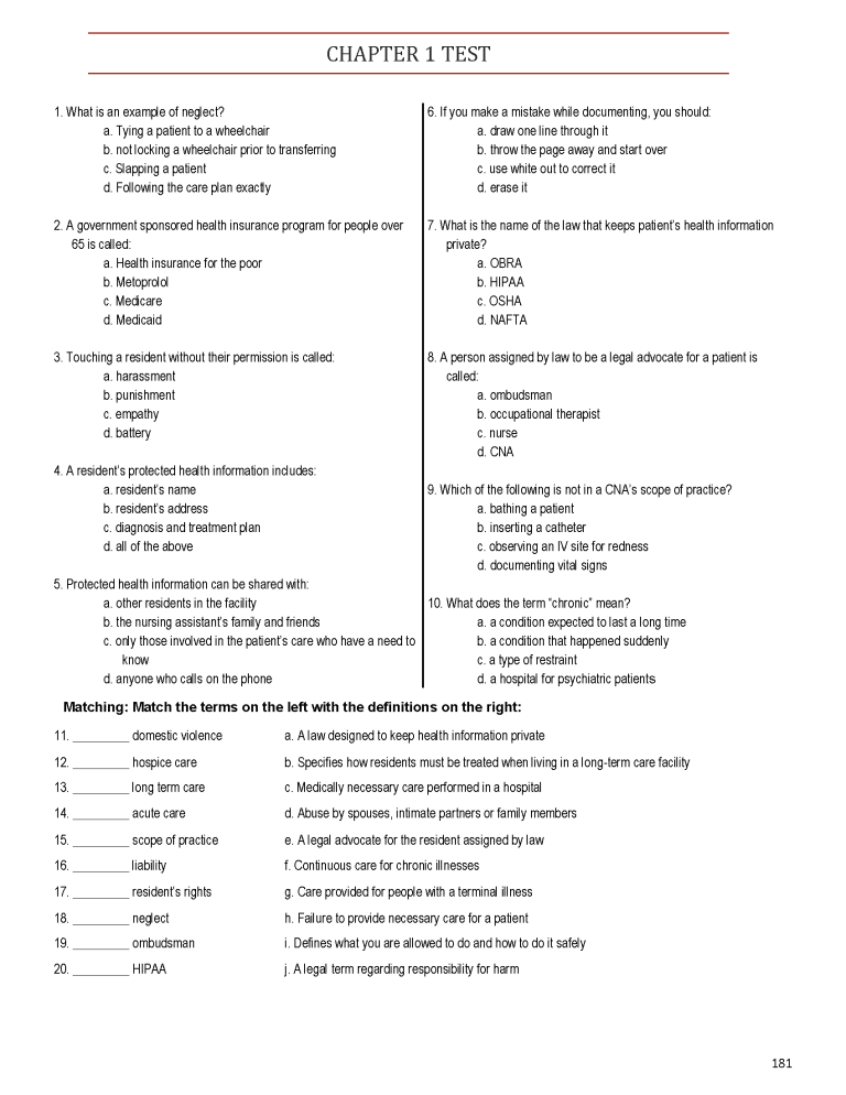 CNA Skills Study Guide 5th Edition - 4YourCNA Courses
