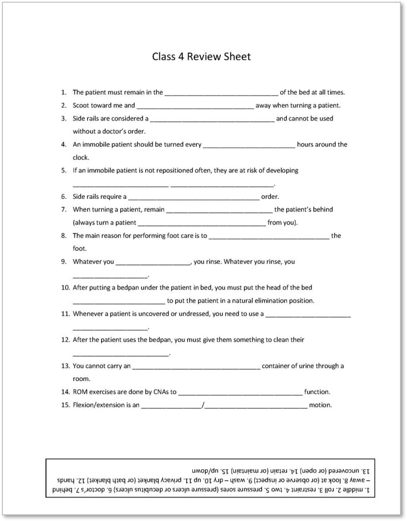 Live Classroom Sessions - 4YourCNA Courses