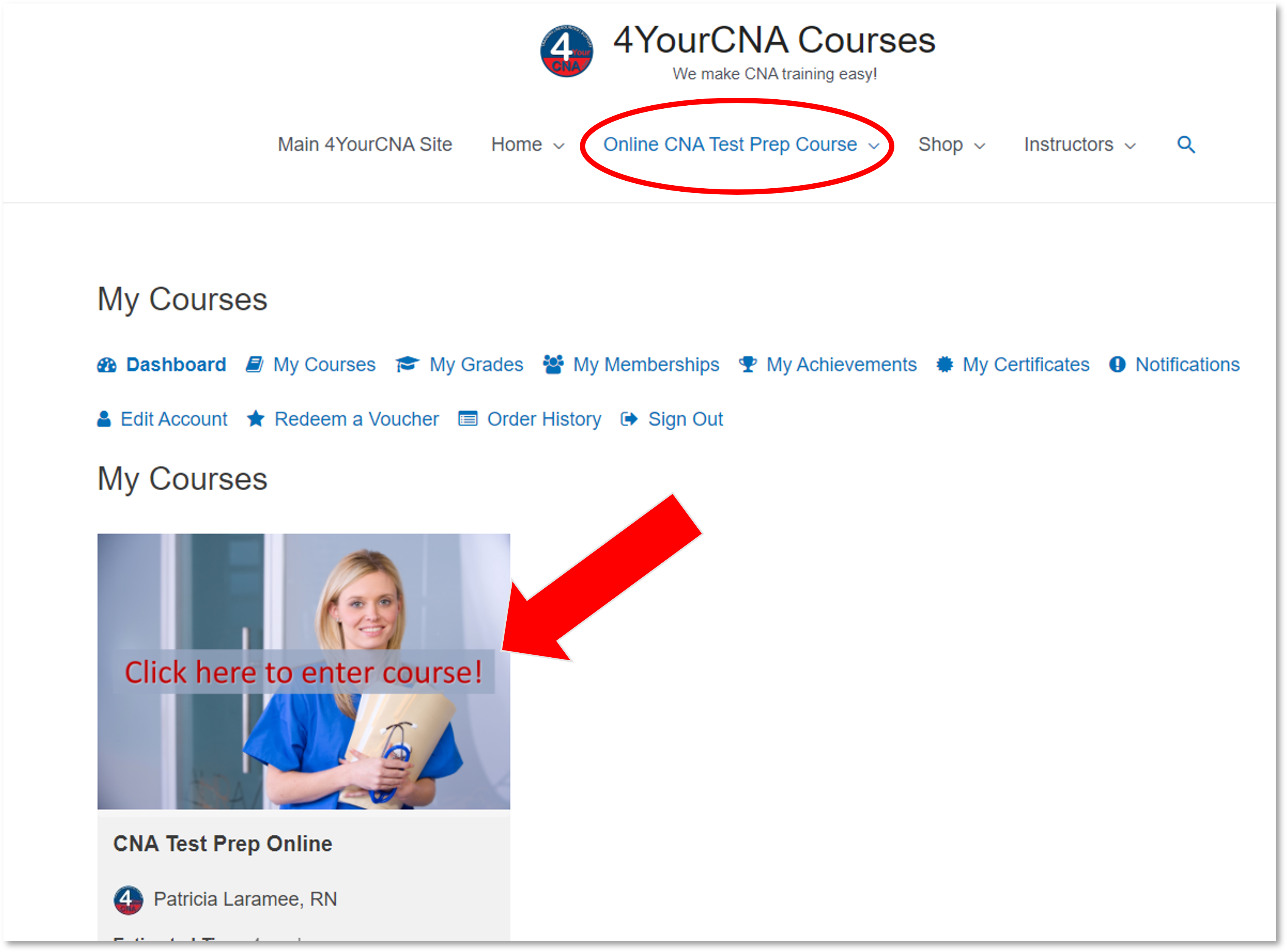Have a Voucher Number? - 4YourCNA Courses